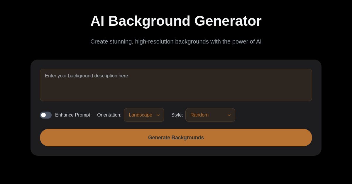 AI Desktop Background Generator - Inspired by Apple