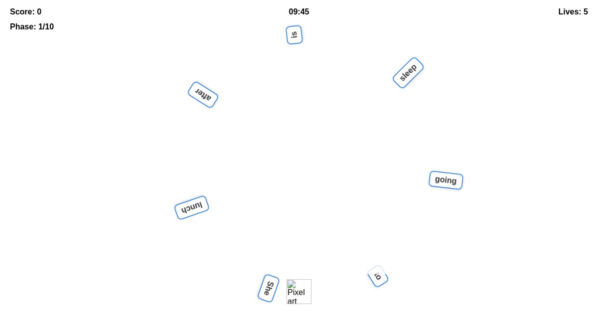 Spider Web Word Game