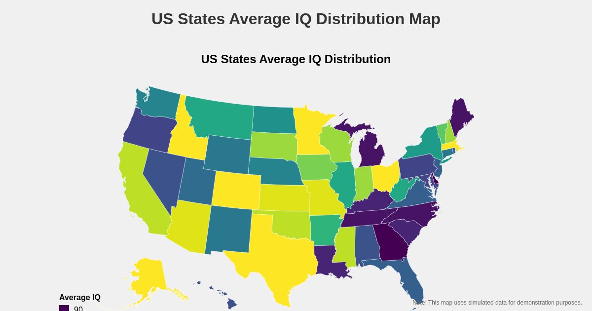 IQ Map of America