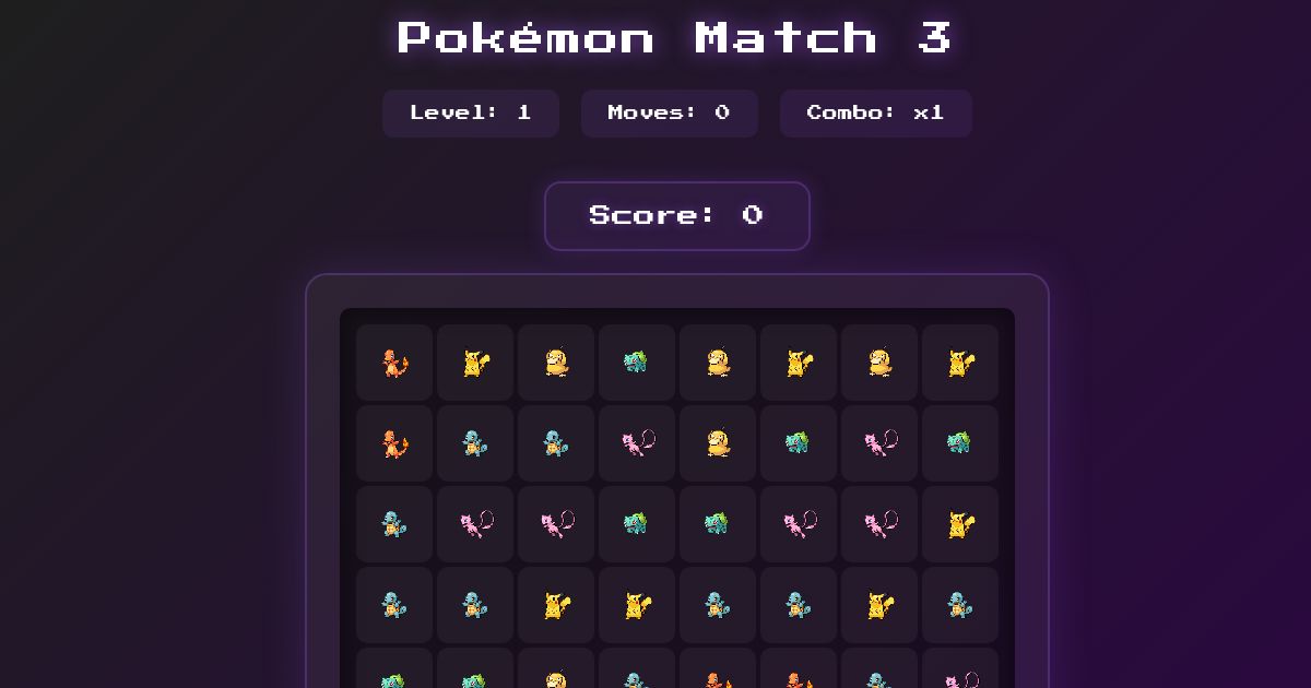 Pokémon Match 3