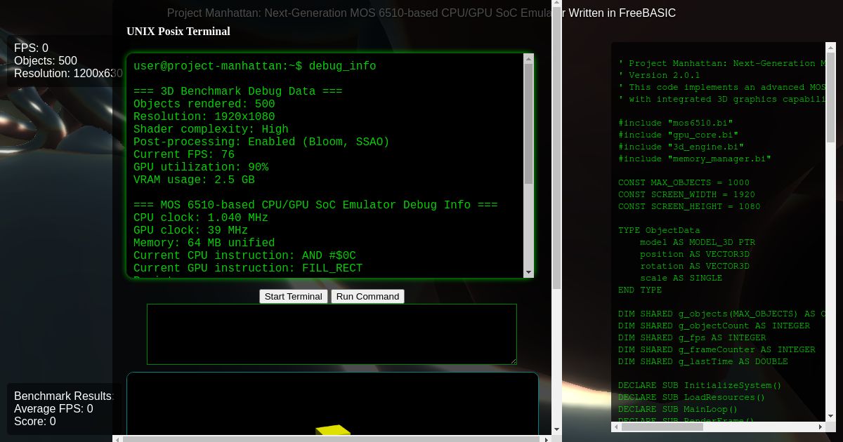 Project Manhattan: Next-Generation MOS 6510-based CPU/GPU SoC Emulator ...