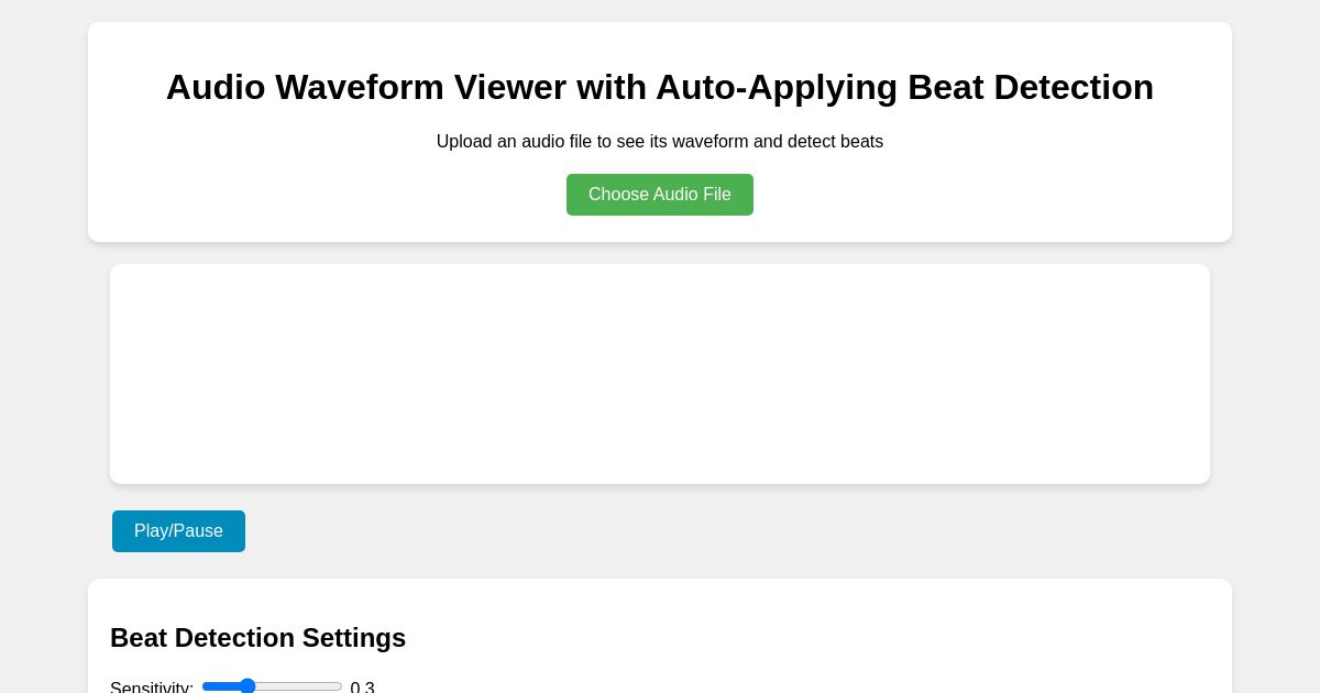 Audio Waveform Viewer