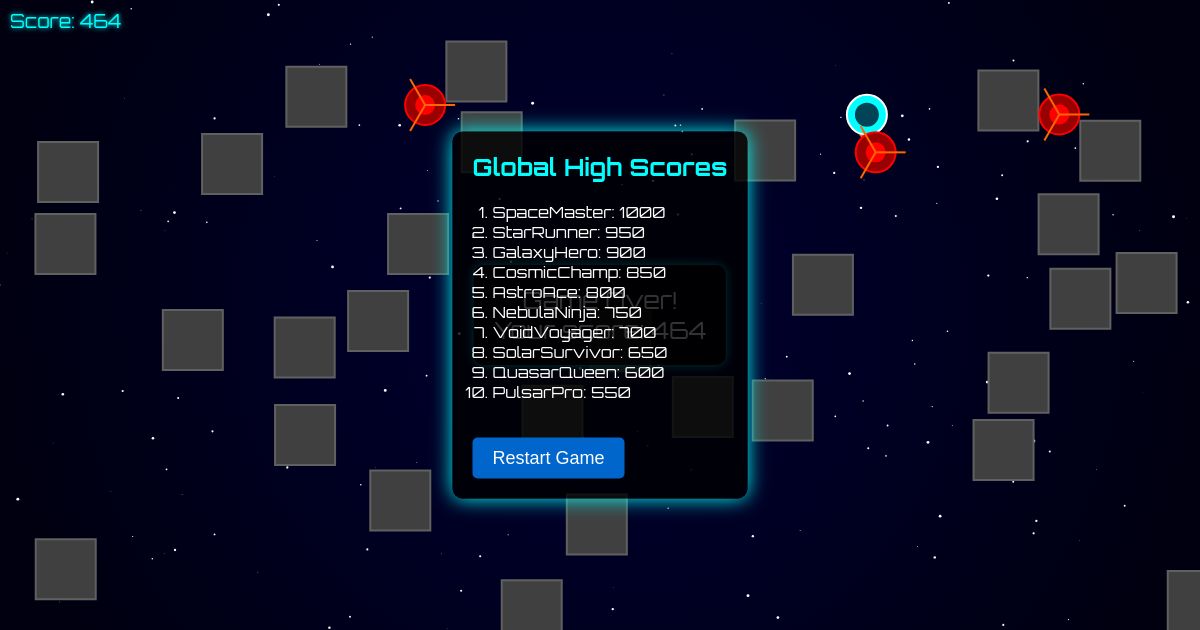 Space Survival Game - Enhanced Graphics