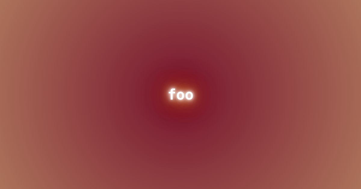 foo