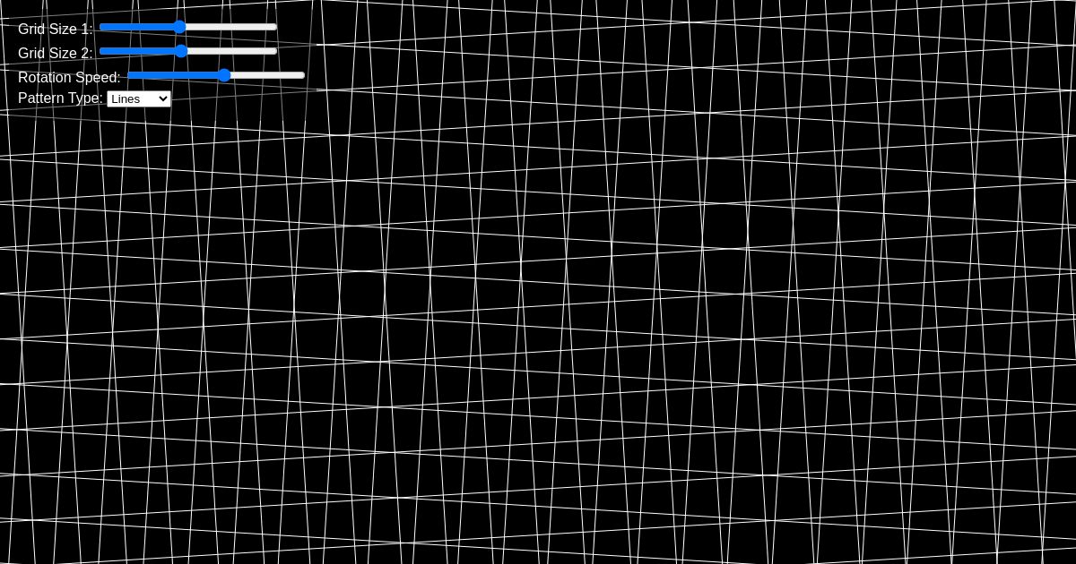 Interactive Moiré Pattern Explorer