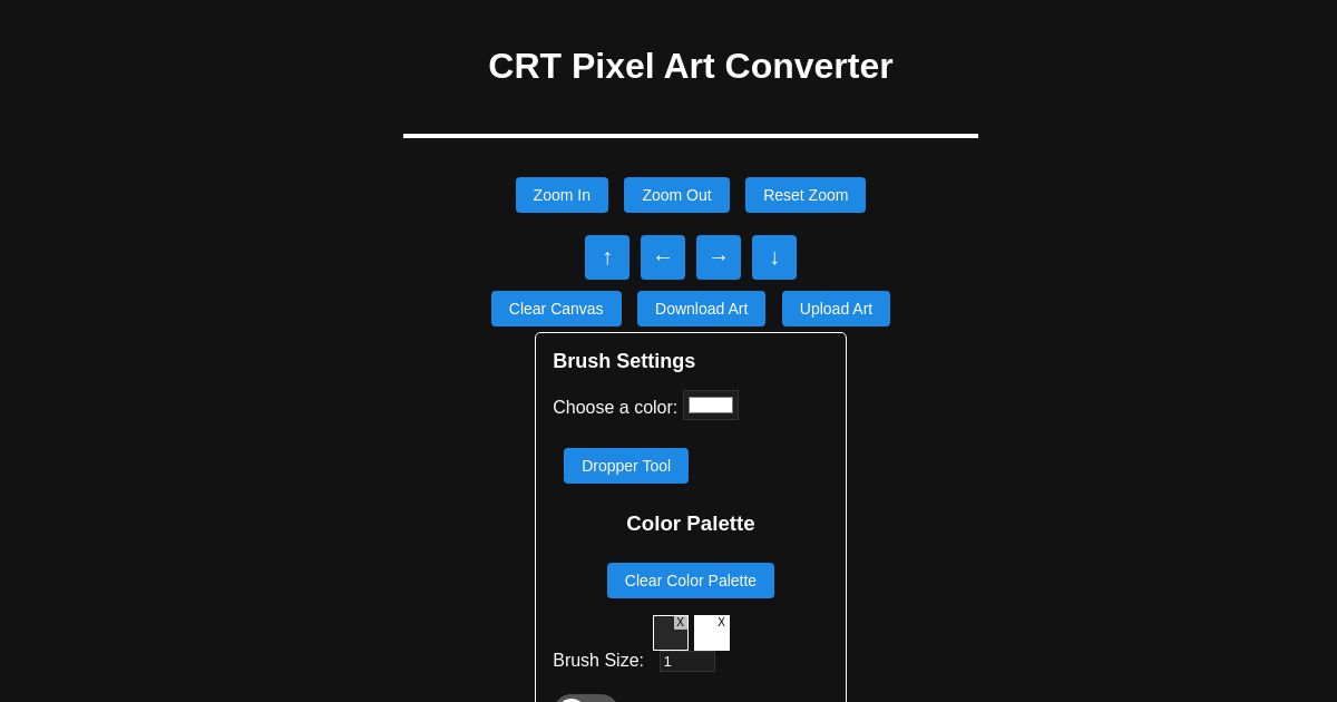 CRT Pixel Art Converter