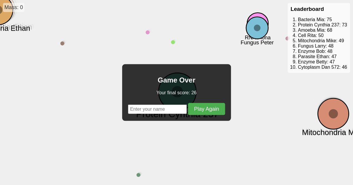 Agar and Arras io combined