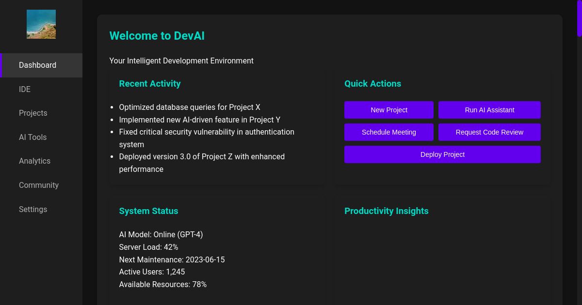 DevAI - Your Intelligent Development Environment