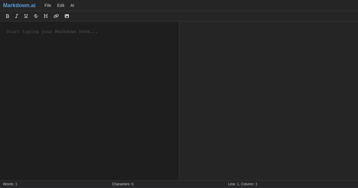 MarkdownAI: Professional Markdown Editor