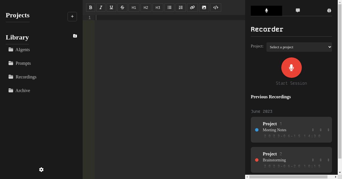WebSim IDE - Multi-Project File Management